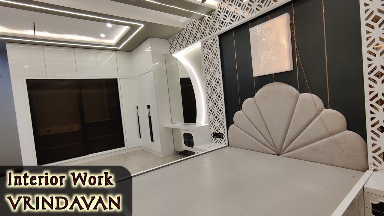 वृंदावन में interior work | studio design vrindavan | कारपेंटर का काम | bedroom design, uma ...