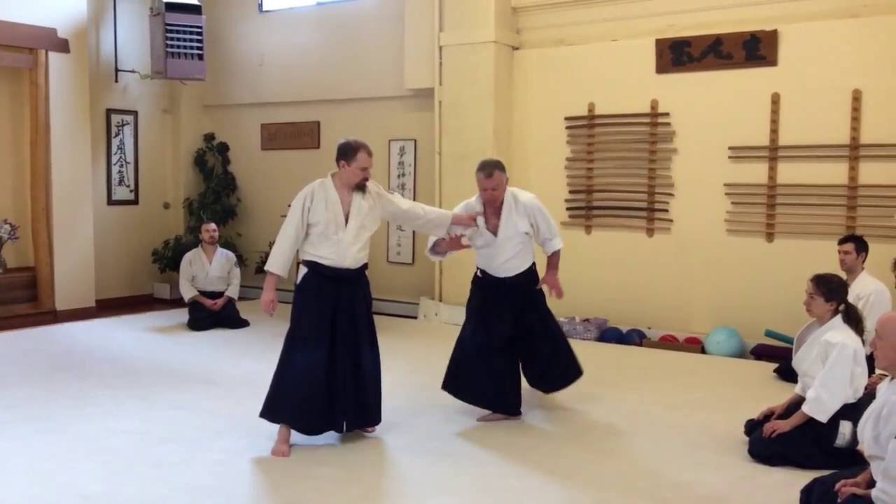 Bruce Bookman Kaicho demonstrates ushiro kubishime sankyo - YouTube