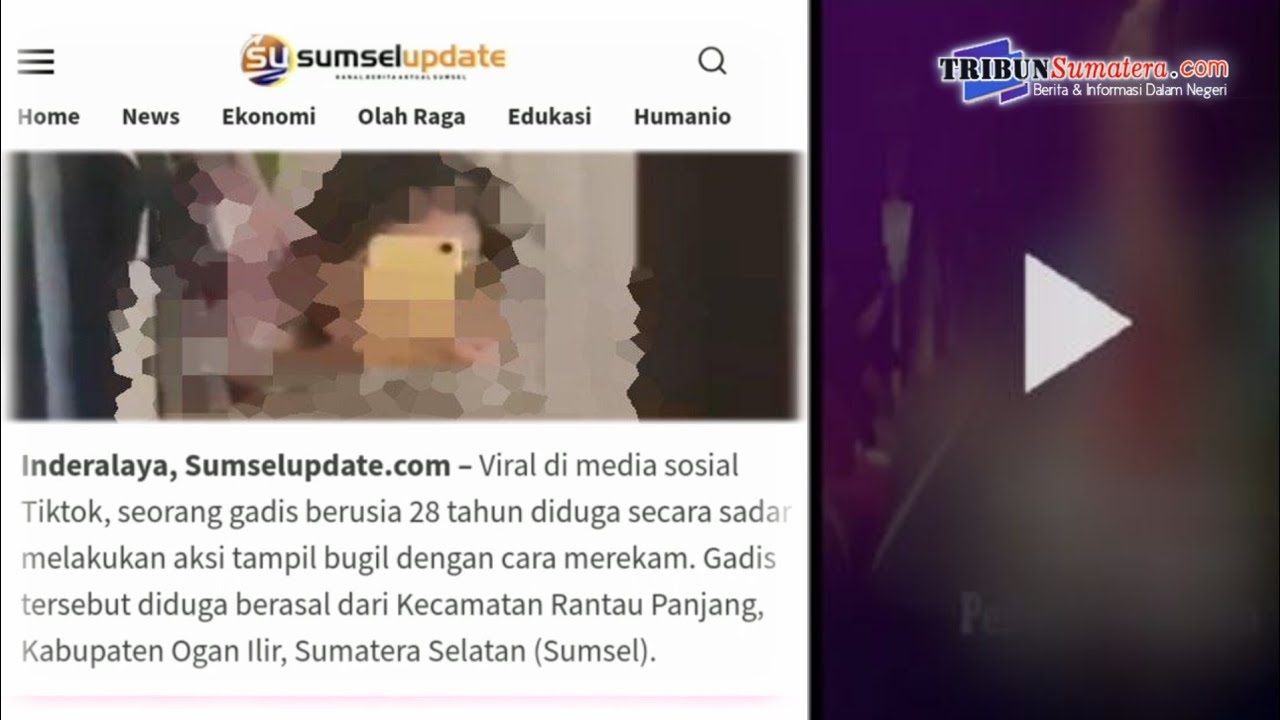 Viral! Beredar Video Tiktok Gadis Nekat Telanjang Bikin Heboh Masyarakat Rantau Panjang Ogan ...