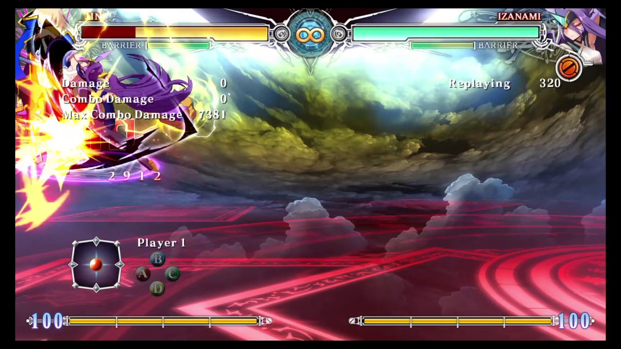 BBCF Optimal Izanami 50 Meter Confirms - YouTube