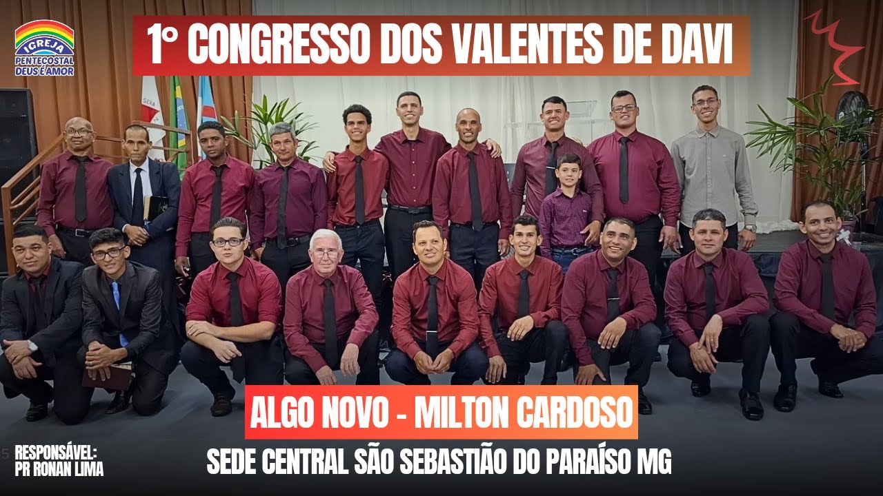 1* Congresso Dos Valentes De Davi - Algo Novo - Mlton Cardoso #musica # ...