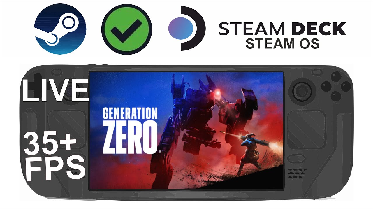 Generation Zero on Steam Deck/OS in 800p 35+Fps (Live) - YouTube