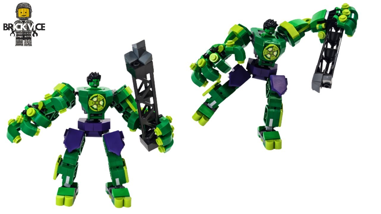 LEGO Hulk Mech Armor 76241 Speed Build + Quick Review - YouTube