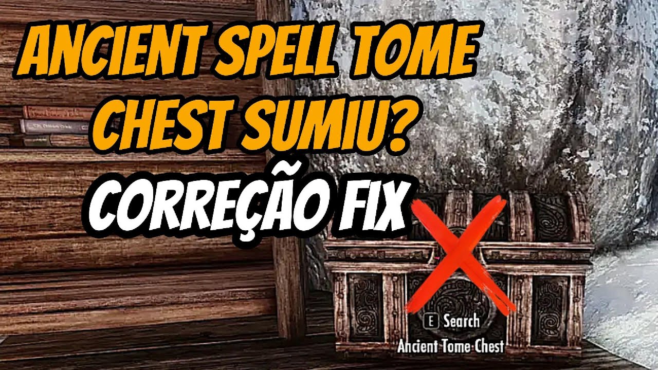 Hobbs fall cave sem baú ancient spell tome chest correção - YouTube