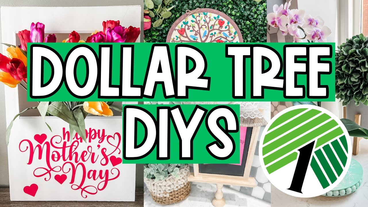 🌟 SAVE MONEY with these HOME DECOR DIYS! Easy DOLLAR TREE Crafts for ...