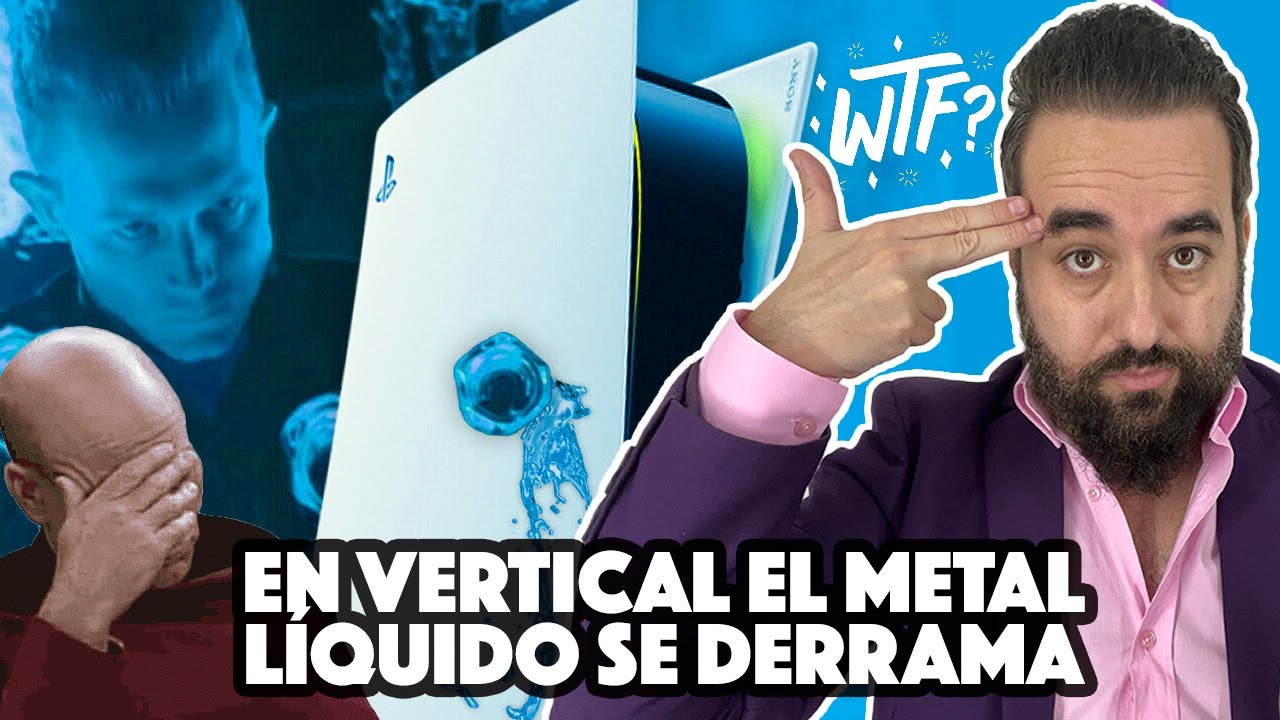 PS5 VUELVEN A DECIR QUE EL METAL LÍQUIDO SE DERRAMA PONIÉNDOLA EN VERTICAL y XBOX RECTIFICA ANTE ...