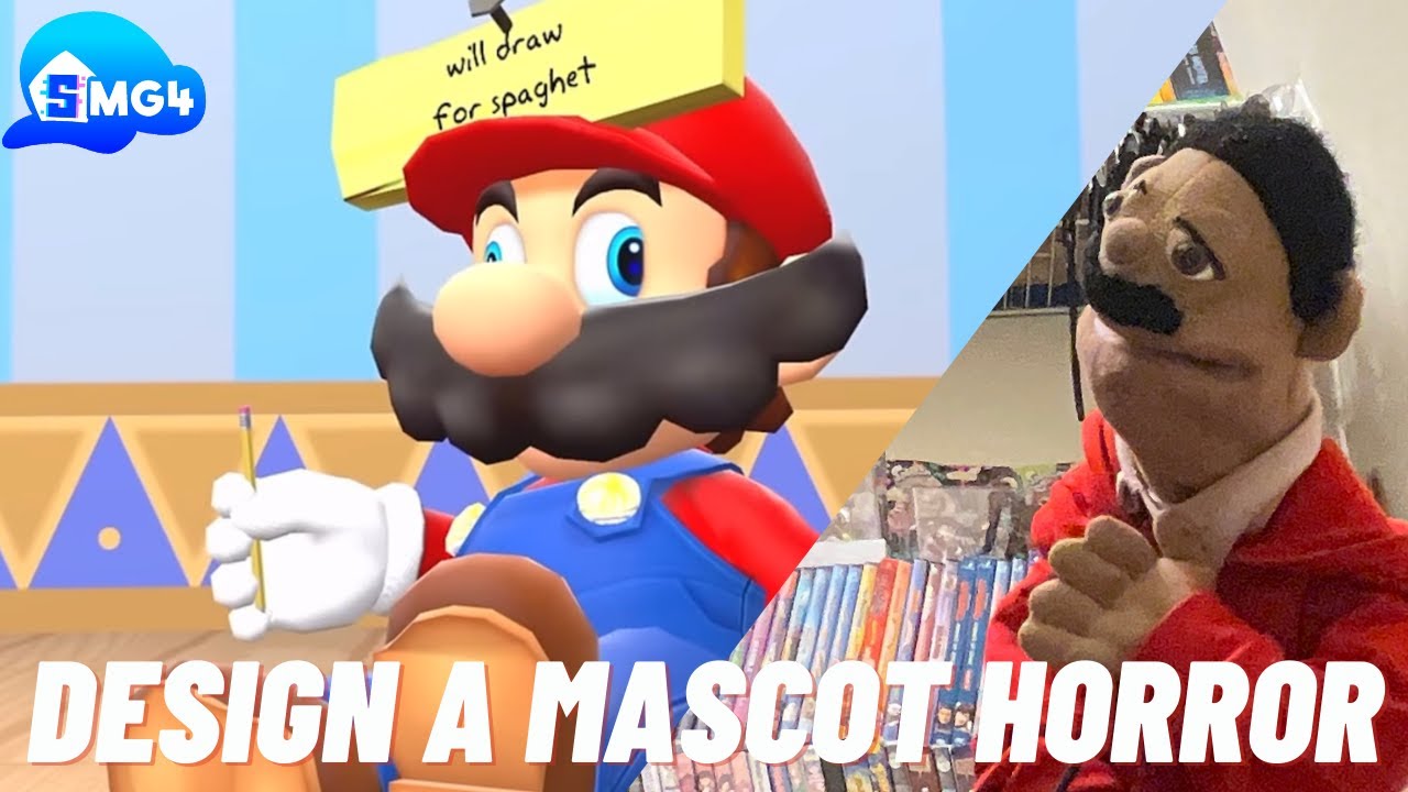 SMG4: SMG4 & SMG3 Design A Mascot Horror Reaction (Puppet Reaction ...