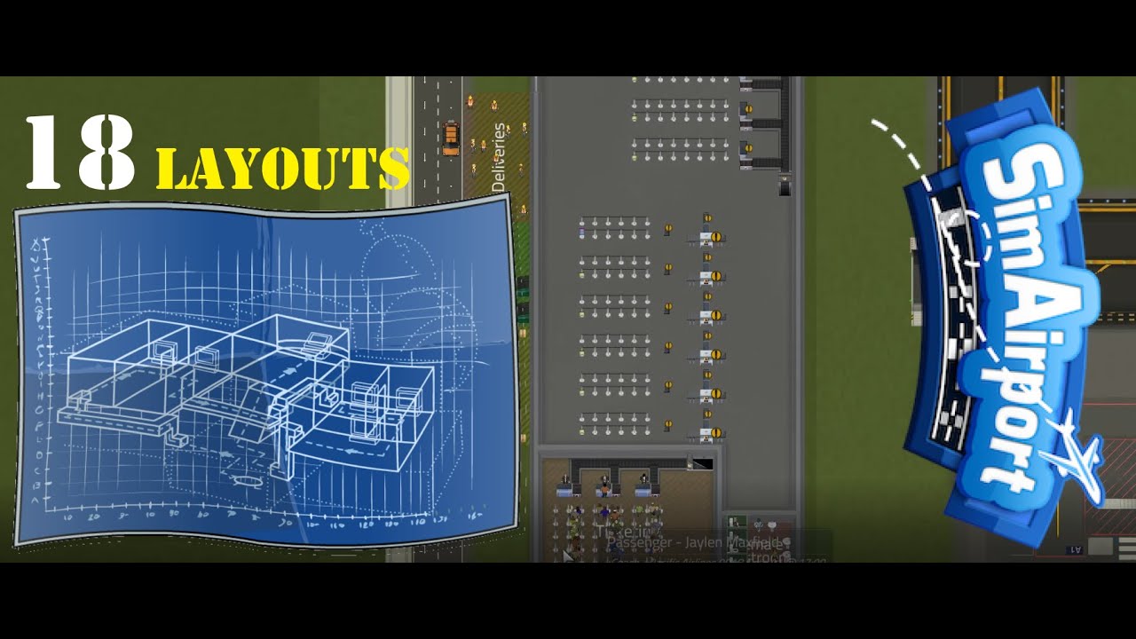 Let's Sim Airport E18 (Laying layouts) - YouTube