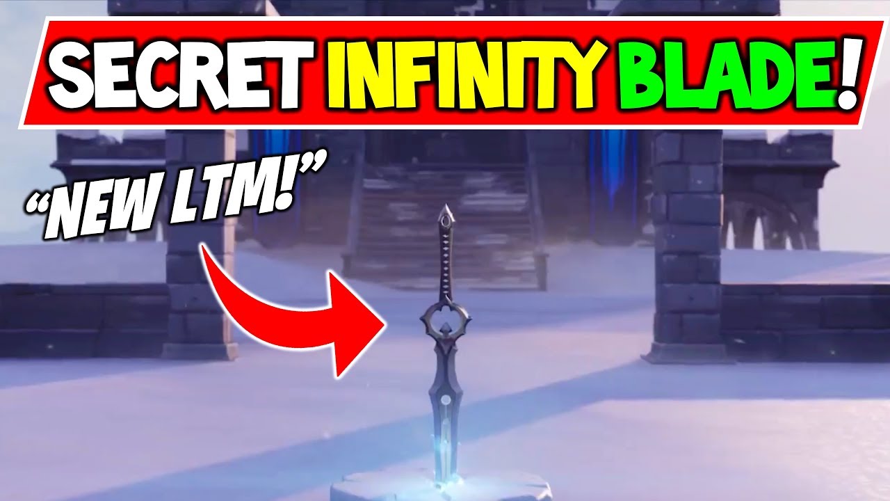*NEW* FORTNITE SECRET INFINITY BLADE 100% CONFIRMED! "A Weapon Fit for ...