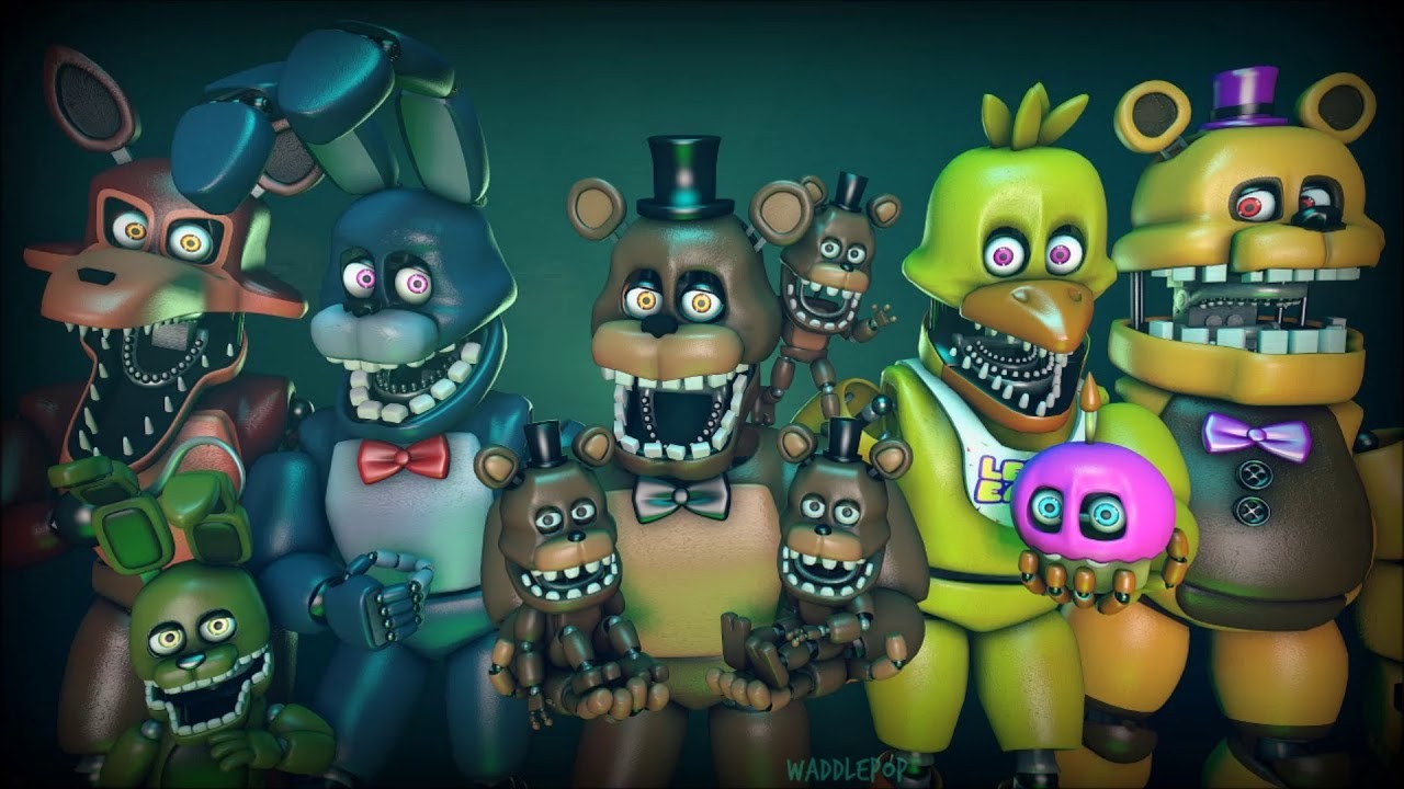 Un Nightmare Animatronics Sing FNAF Song - YouTube