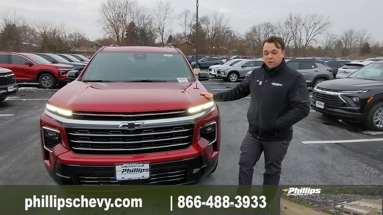 2026 Chevy Traverse High Country in Radiant Red | Phillips Chevrolet ...