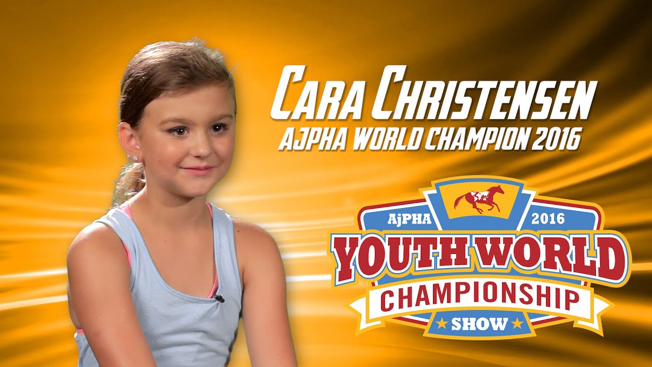 Winning Words - Cara Christensen (AjPHA Youth World Championship Show ...