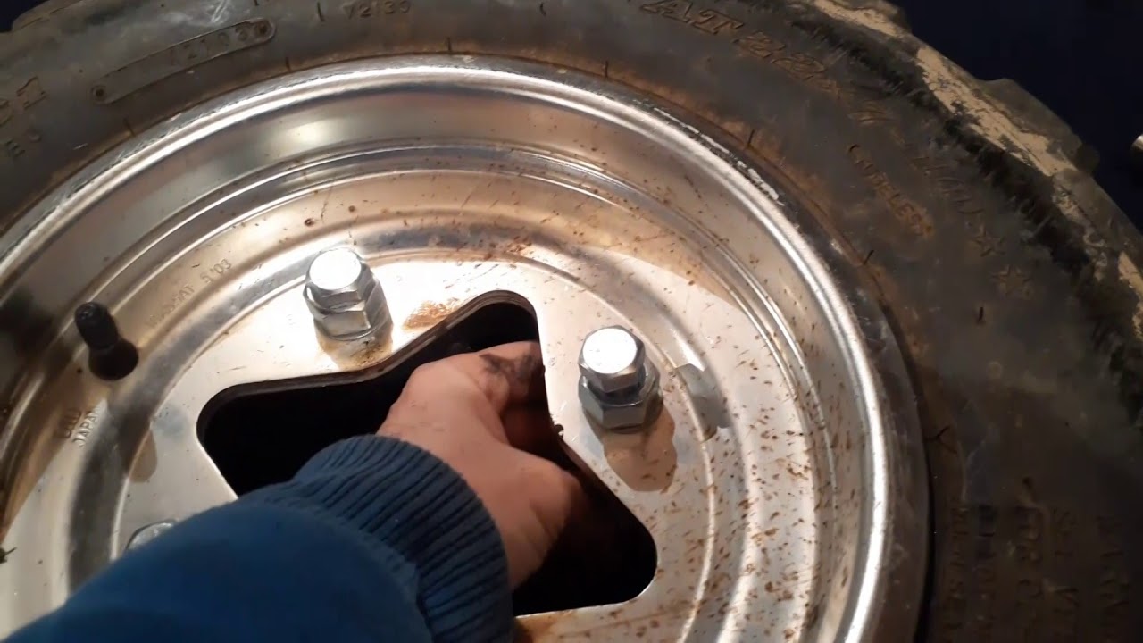 Mud Mower got parts for the front wheels at Tractor Supply - YouTube