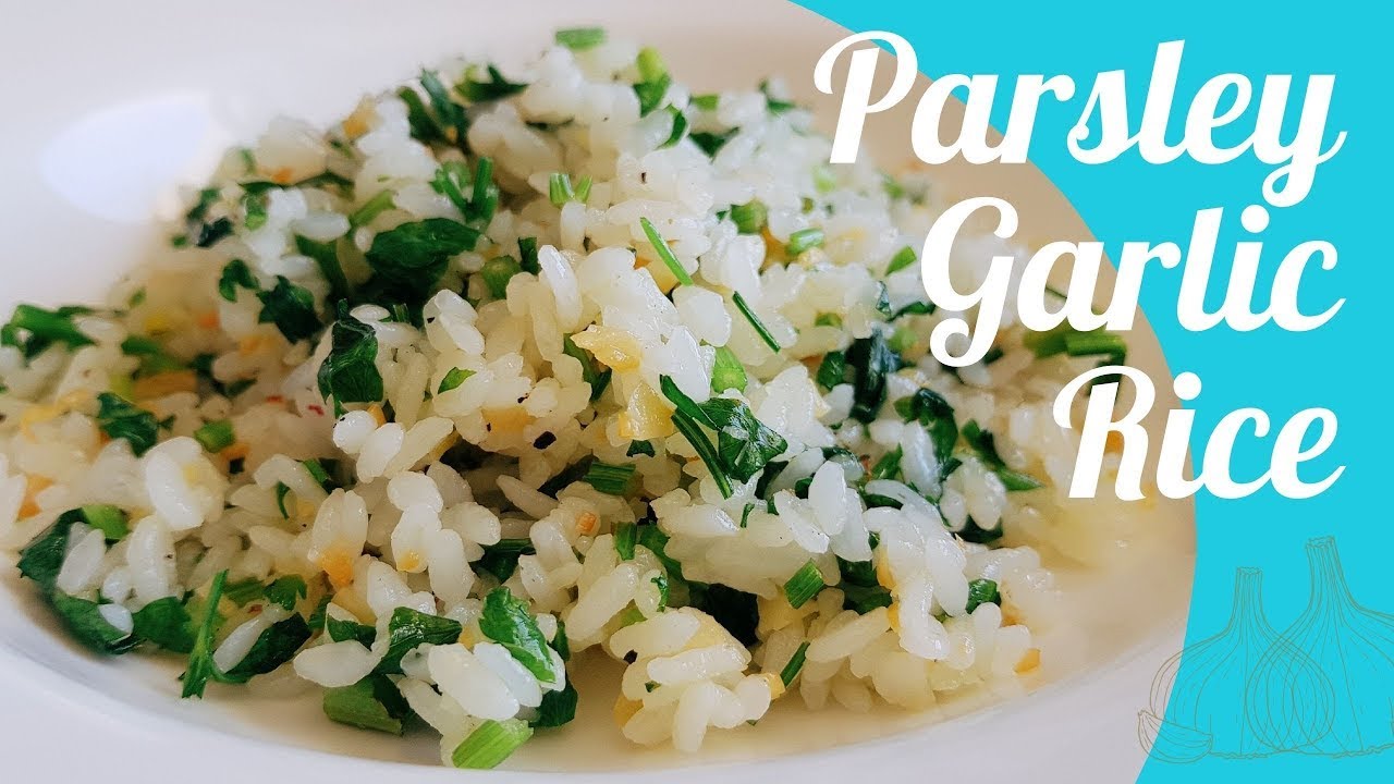 Best-Ever Garlic Rice with Parsley (Simple Recipe) | Zenful Cooking ...