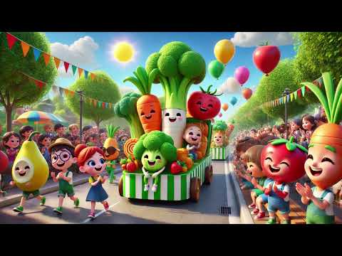 "The Vegetable Parade - A Fun and Catchy Kids' Song|Nursery Rhymes ...