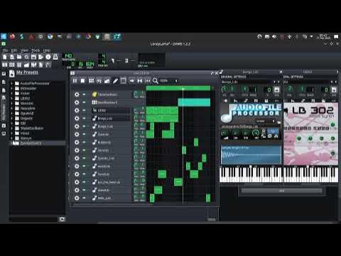 LMMS Loopy LB302 Loop 🎶🐧 - YouTube