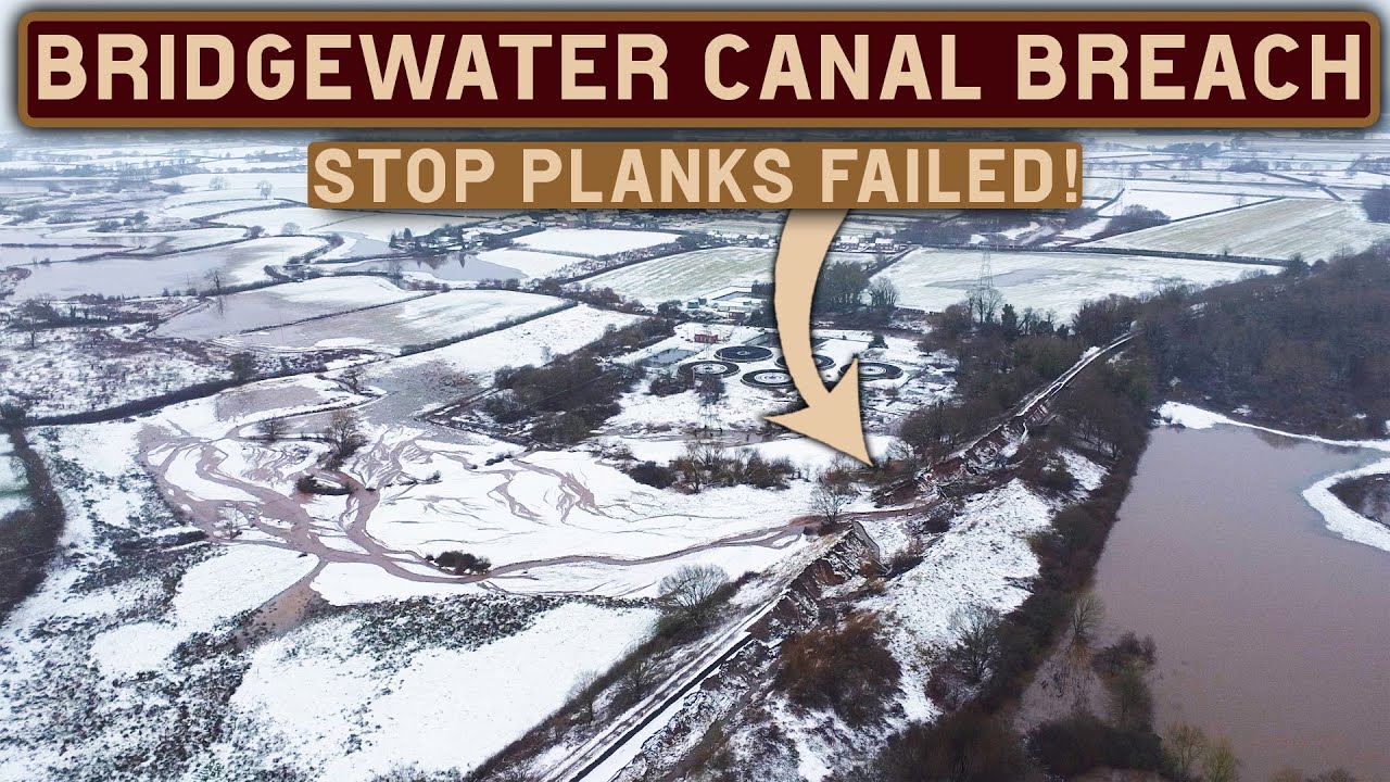 BRIDGEWATER CANAL COLLAPSE! Stop Planks Have Failed! Huge Update From ...