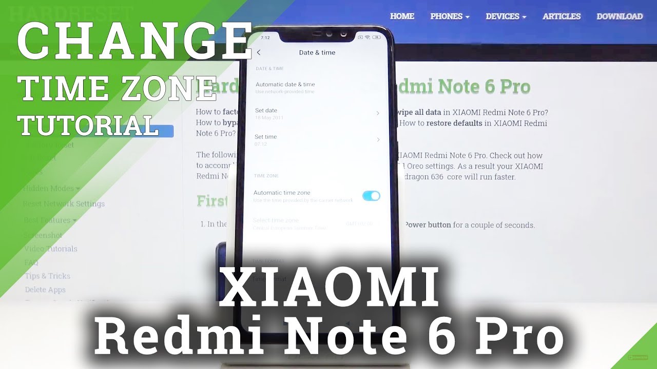 How To Change Clock Format In Xiaomi Redmi Note 6 Pro Set Up Date Time Zone YouTube How To Change Clock Format In Xiaomi Redmi Note 6 Pro Set Up Date Time Zone YouTube