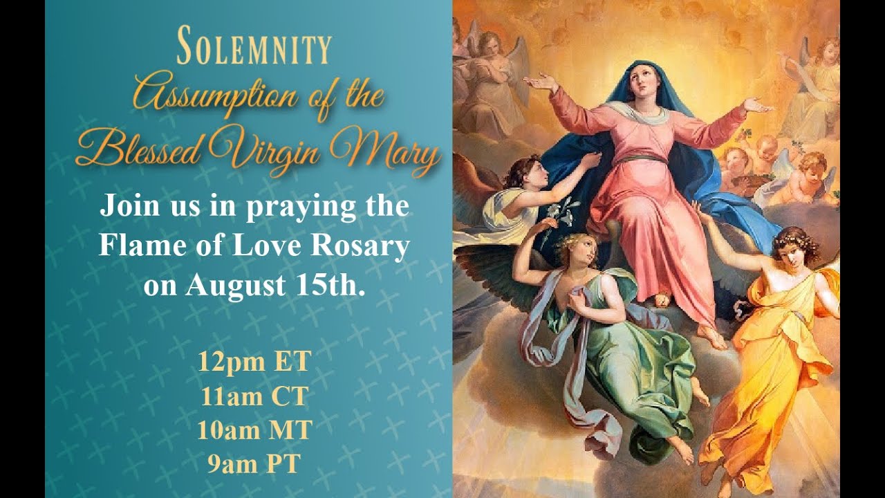 Rosary Assumption Of The Blessed Virgin Mary Catholic