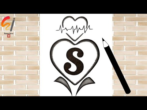 How to Draw S Letter in Unique and Beautiful Style | Easy Calligraphy ...