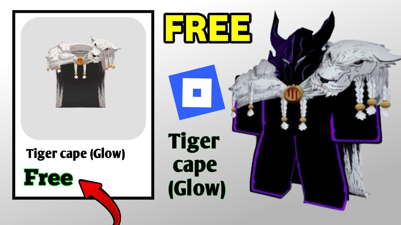 How To Get FREE Tiger Cape (Glow) in Roblox 2025 | Free Tiger Cape Item ...