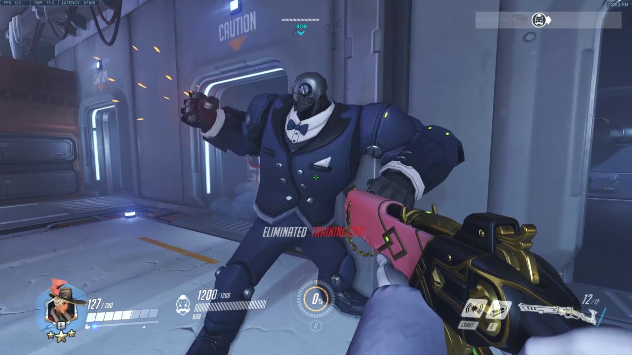 Overwatch Storm Rising Socialite Ashe Legendary Skin In-Game - YouTube