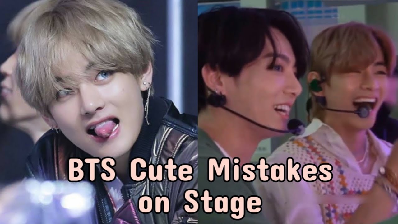 BTS Funny Mistakes on Stage | BTS Cute Mistakes Compilation | BTS ...