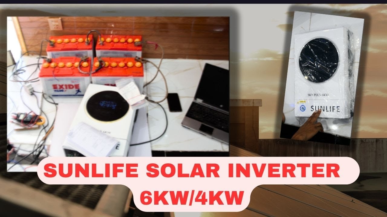 Sunlife Sky Plus Solar Inverter 6kW & 4KW complete review & setting ...