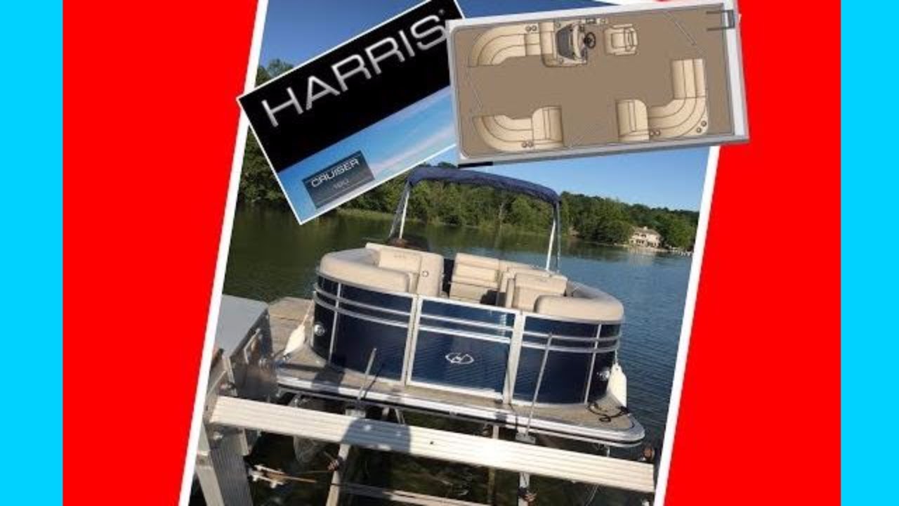 2017 Harris Pontoon Cruiser 220 Boat - YouTube