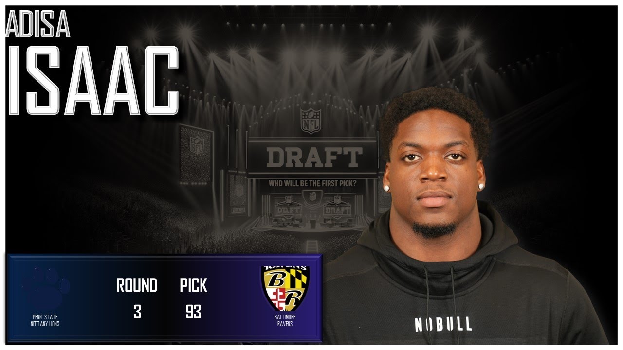 2024 NFL DRAFT: Adisa Isaac | Baltimore Ravens - YouTube