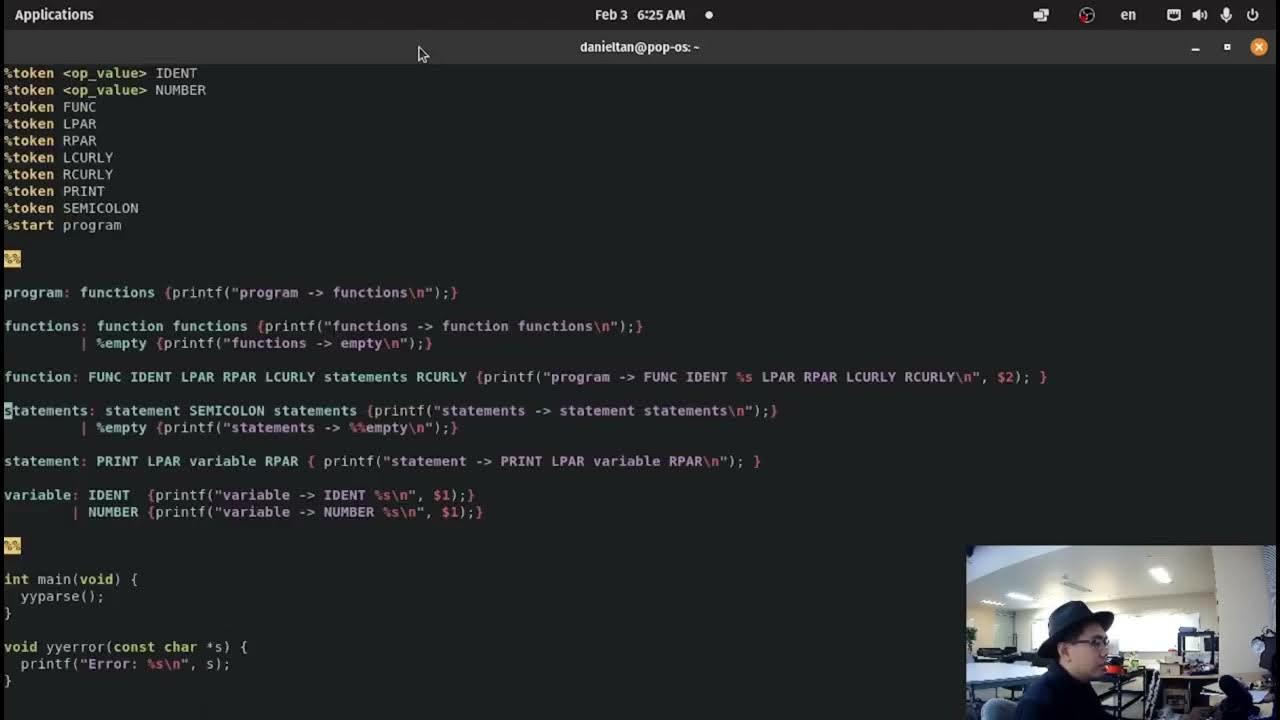 UC Riverside CS152 Compiler Design (Part 3 More Bison) - YouTube