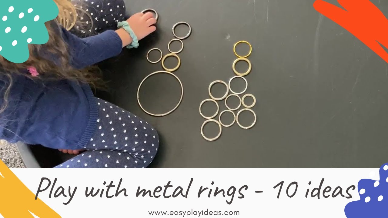 PLAY IDEAS | Play with Metal Rings - 10 Ideas - YouTube