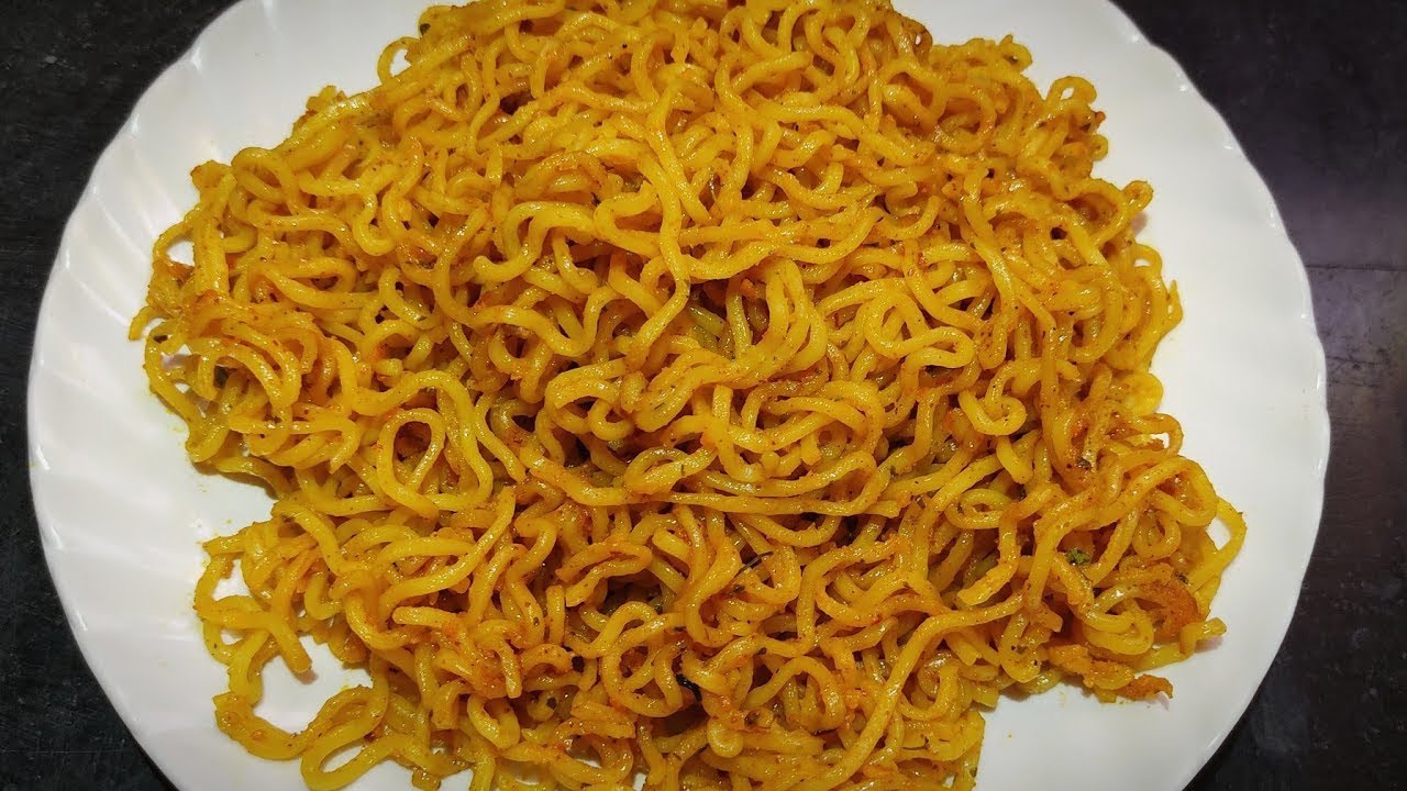 Spicy Maggi Without Vegetables | How To Make Plain Maggi | Plain Maggi ...