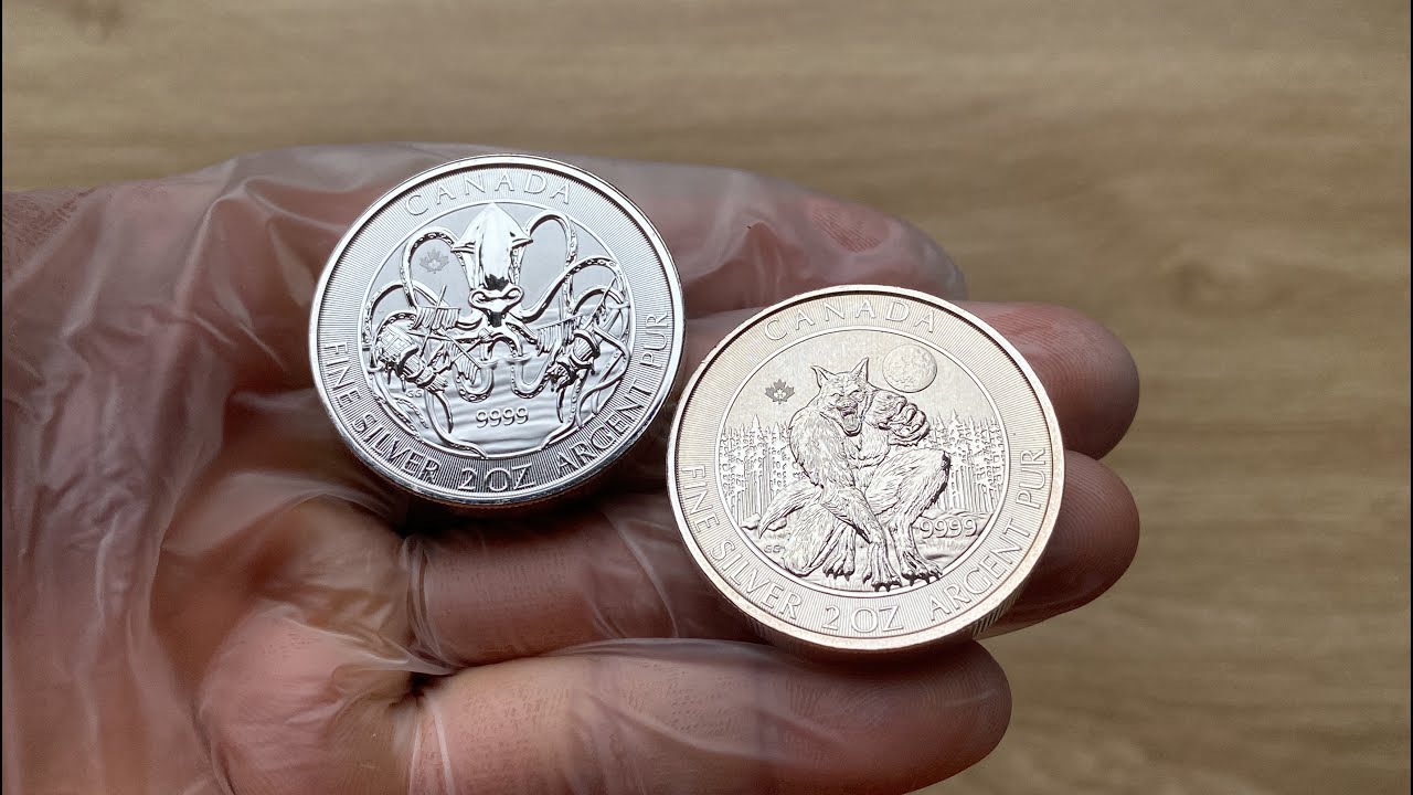 CREATURES OF THE NORTH WEREWOLF – 2021 2 OZ PURE SILVER BULLION COIN ...