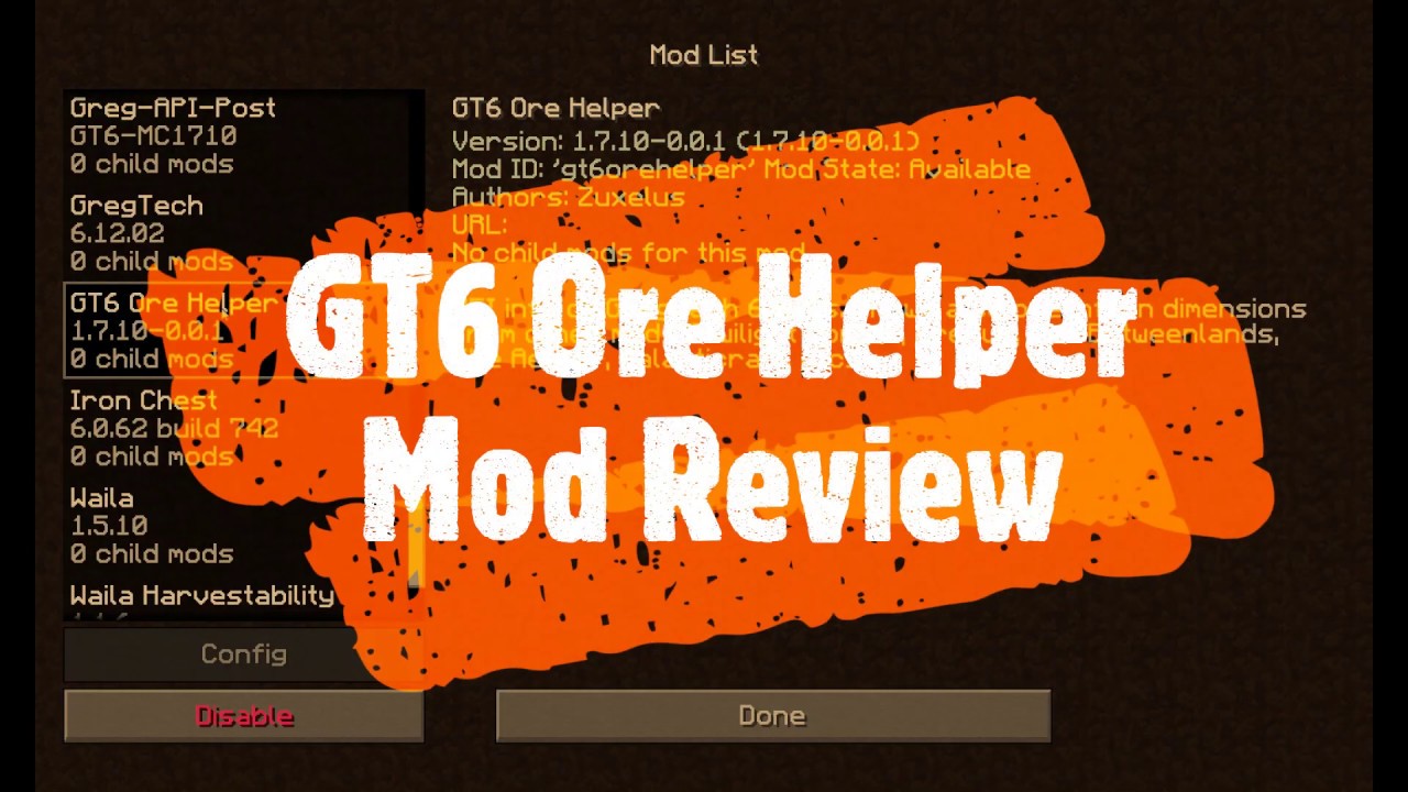 GT6 Ore Helper Mod Review - YouTube