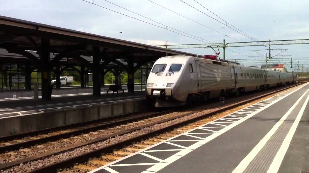 SJ X2000 arrives in Lund, Sweden / X2000 anländer i Lund, S - YouTube