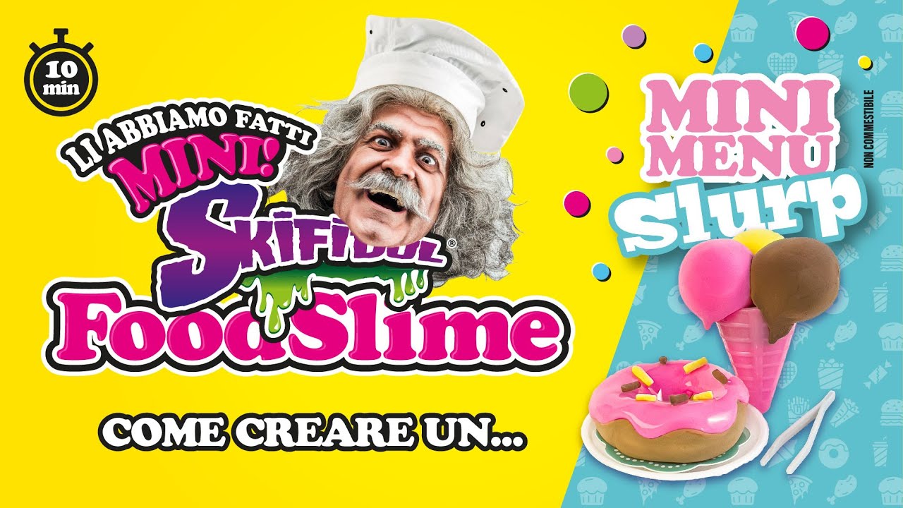 MINI MENÙ Slurp - MINI SKIFIDOL FOOD SLIME - YouTube