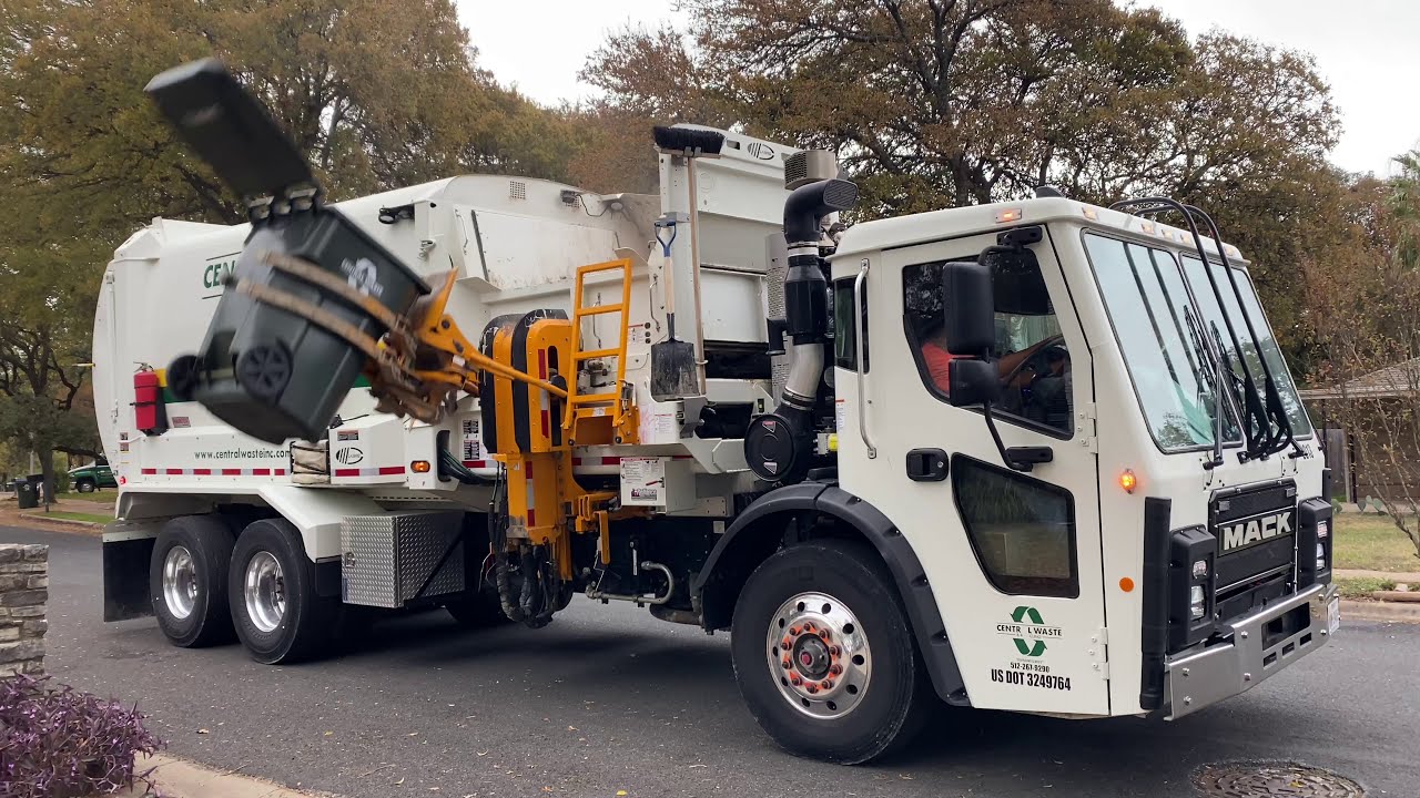 Central Waste Mack LR Labrie Automizer - YouTube