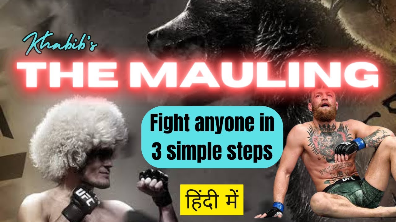 How Khabib DESTROYED Conor Mcgregor | Fight anyone in 3 simple steps ...