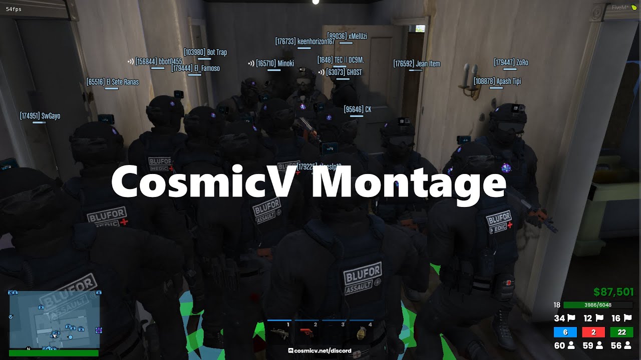 The first day in CosmicV│FiveM│Montage│New Charlotte - YouTube