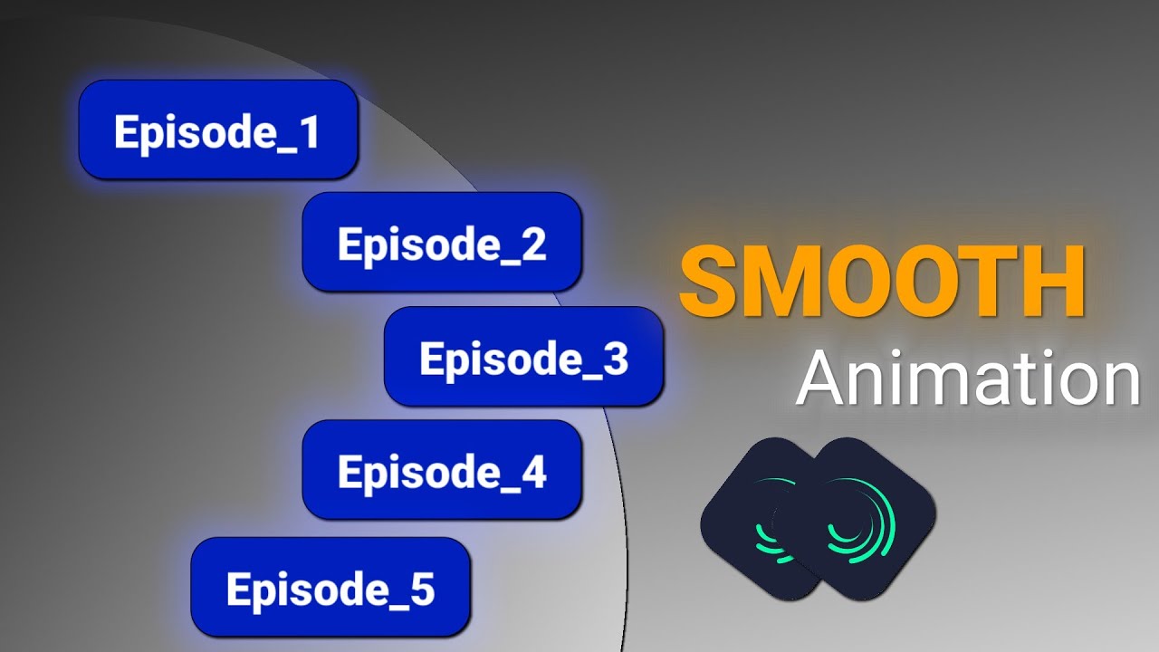 How to Make Smooth Animation in Alight Motion - YouTube