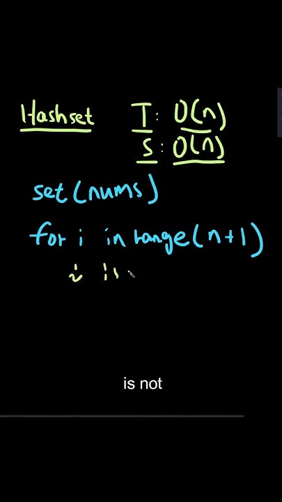 Leetcode 268 Missing Number Leetcode Coding Leetcodepython Youtube