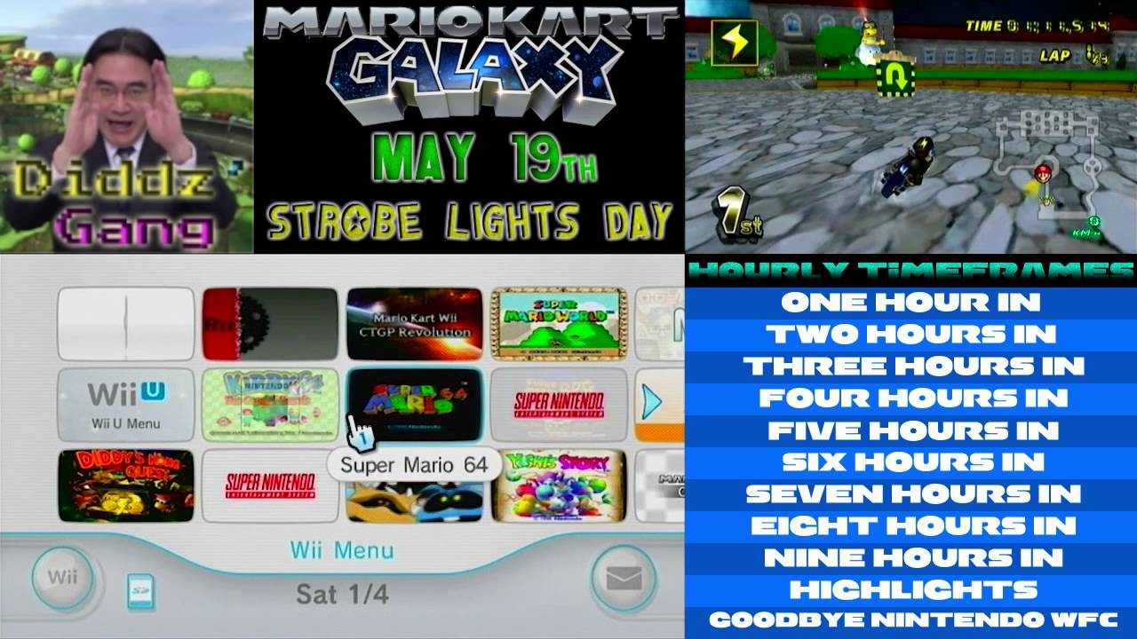 Nintendo WFC final hours part 1 (Strobe Lights Day) - YouTube