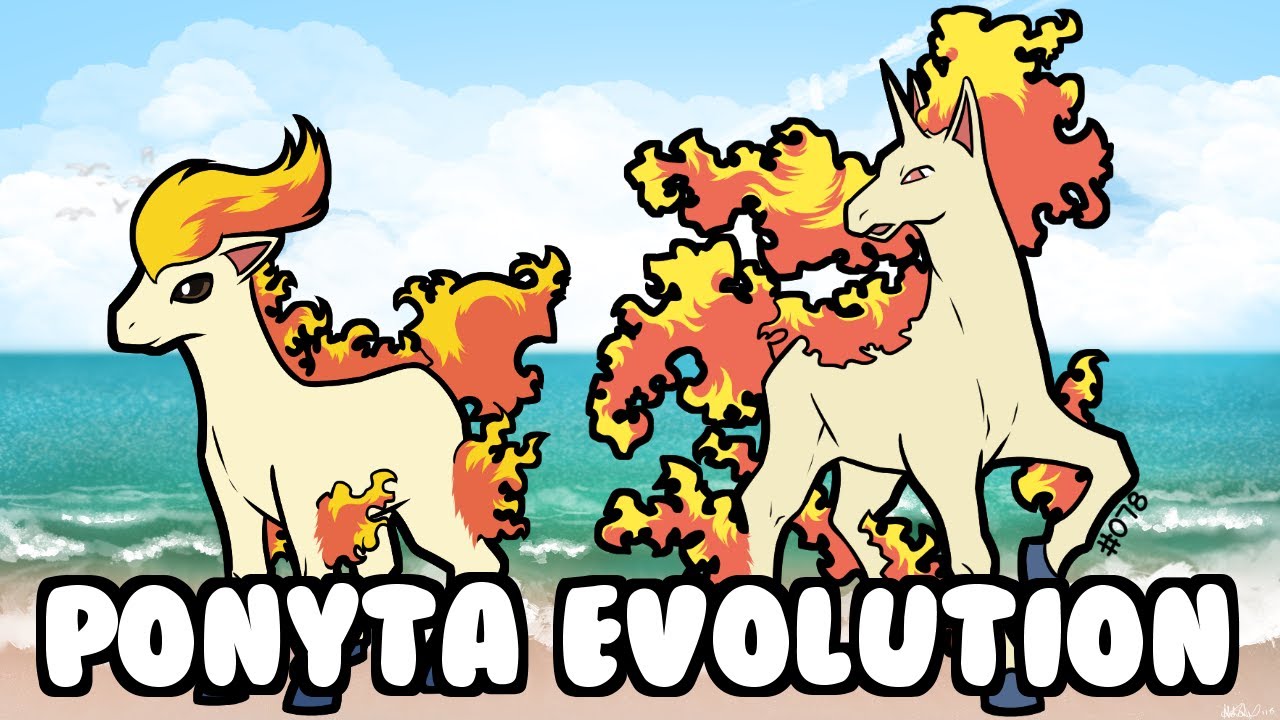 [SPEED PAINT] Ponyta Evolution! - YouTube