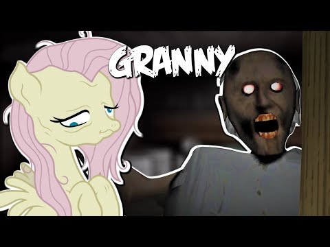 Fluttershy plays GRANNY 🍉 | WHERE ARE MY KISSES :(