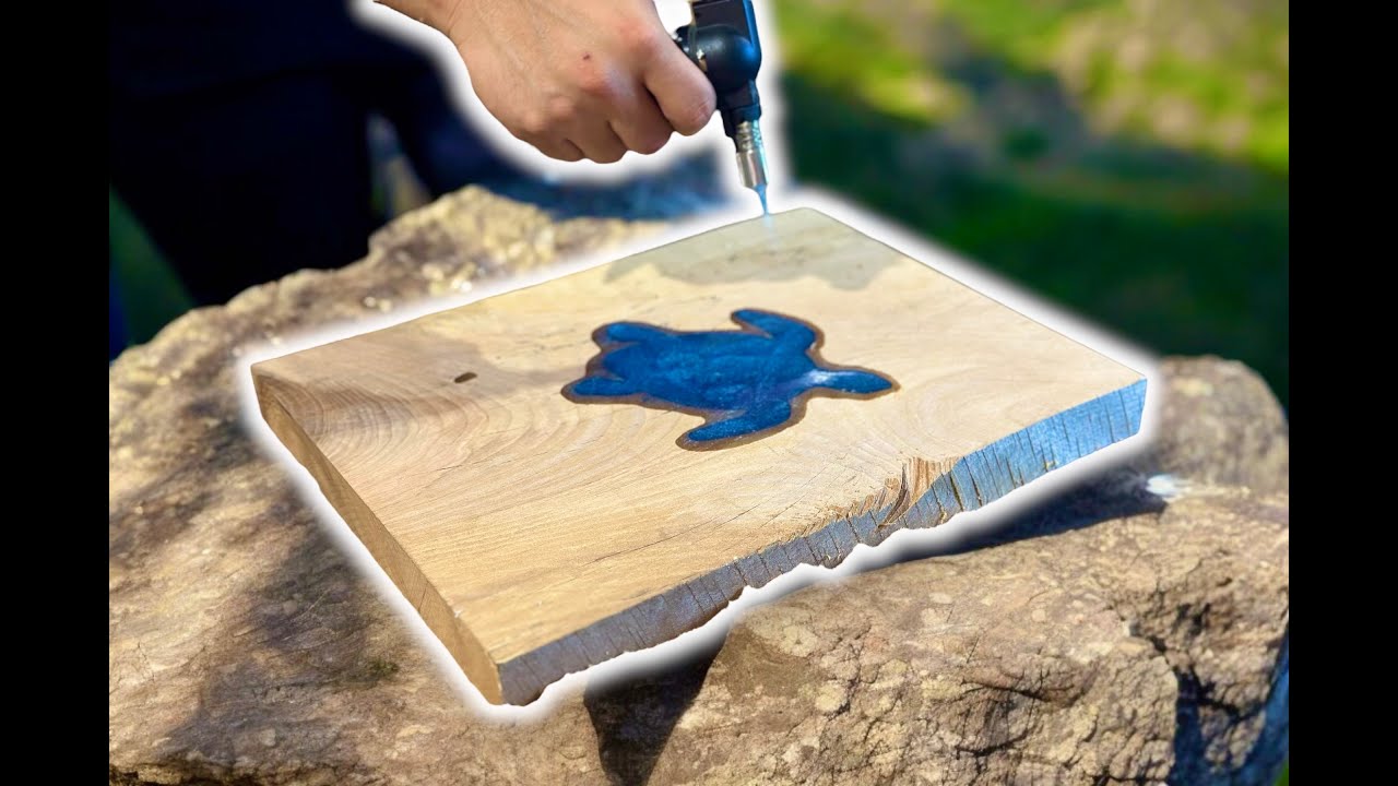 Sea Turtle Inlay Using A Router Template - YouTube