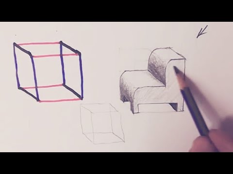 KÜP NASIL ÇİZİLİR?  KOLTUK ÇİZİMİ.