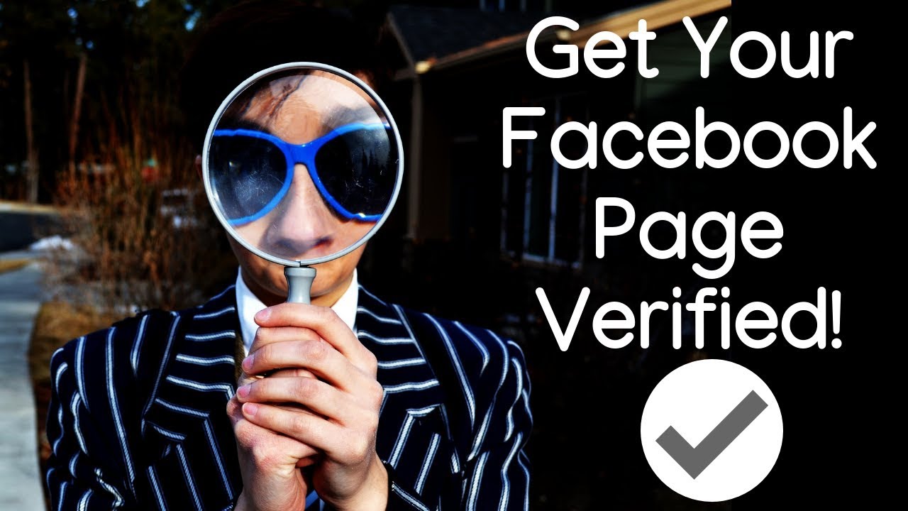 How To Get The Verified Check Mark On Your Facebook Account! - YouTube