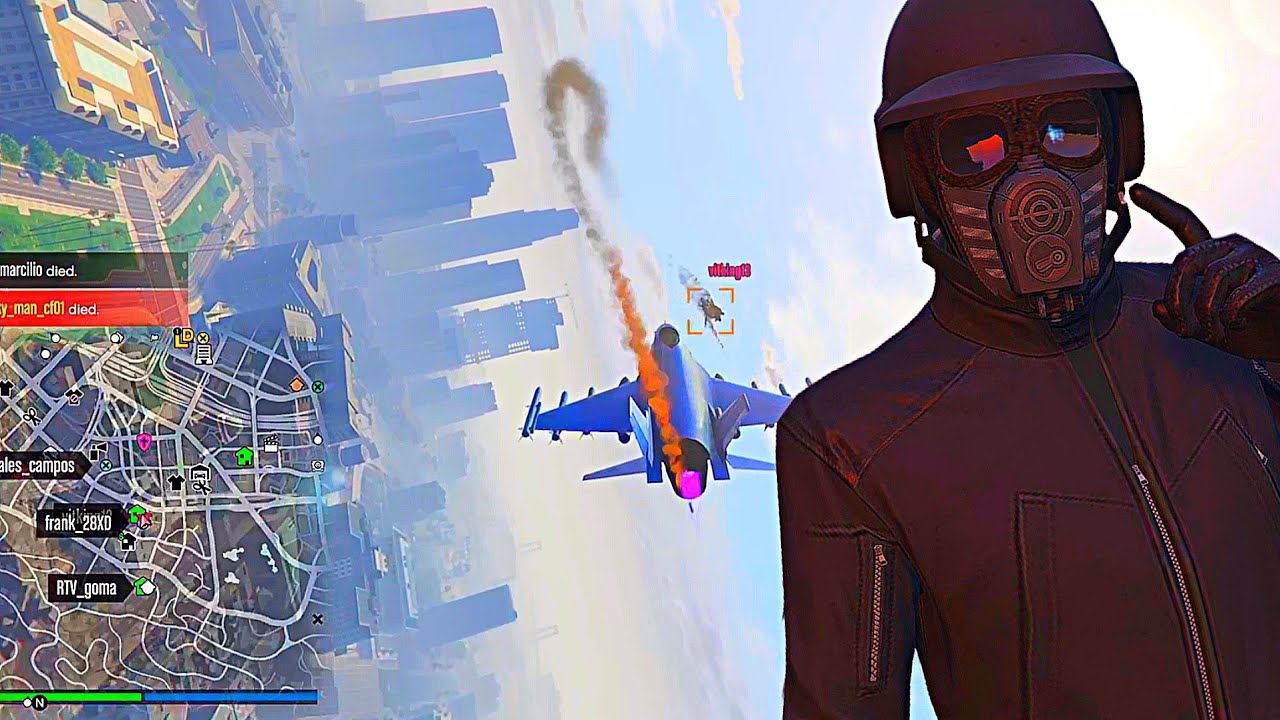 disturbing the peace in GTA V online free mode - YouTube