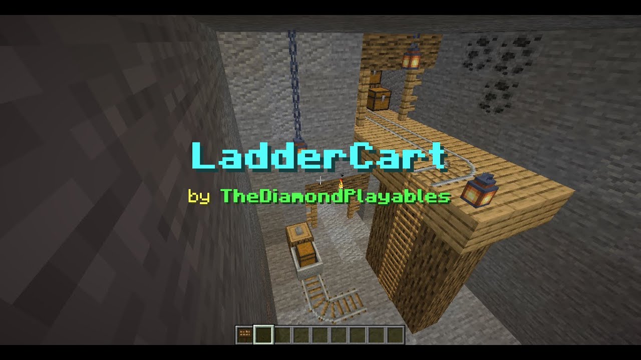 Vertical Rails with Ladders! (Minecraft Datapack) - YouTube
